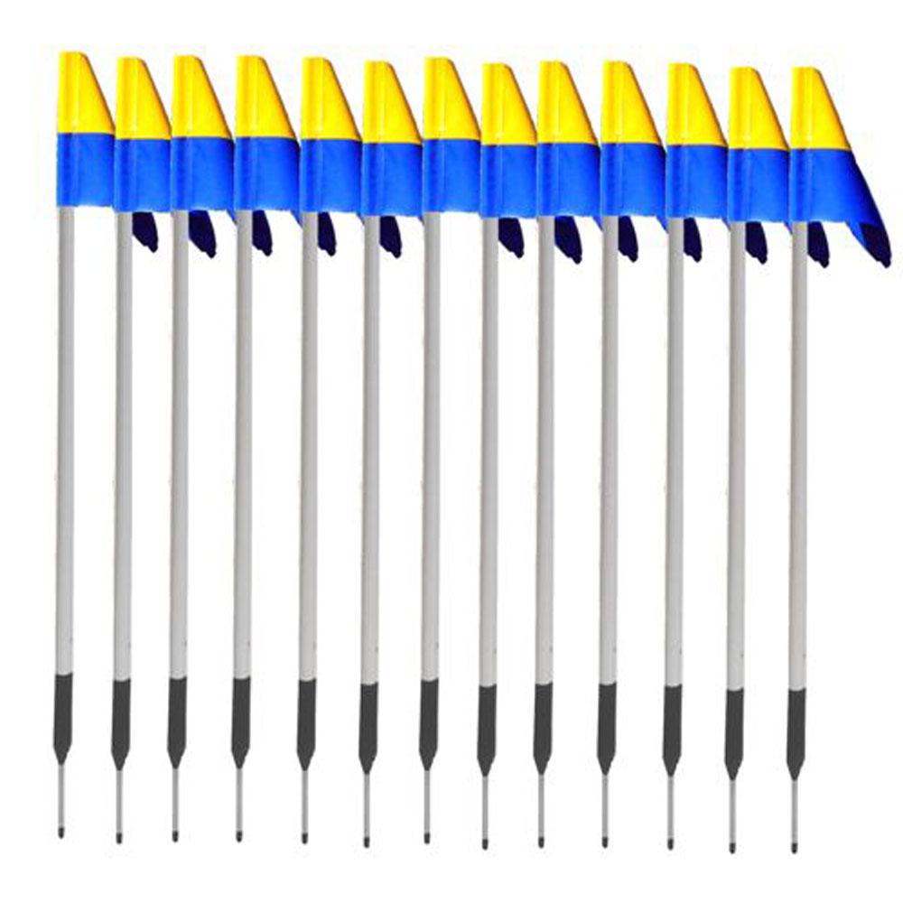 R80 Safety Touchline Pole Full Field Set with 2 Colour PVC Flags - XLR8 ...