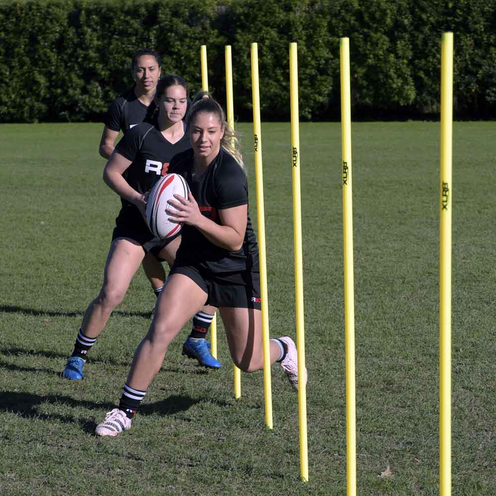 XLR8 Agility Pole Set -1.7m Yellow Set - XLR8 Fitness